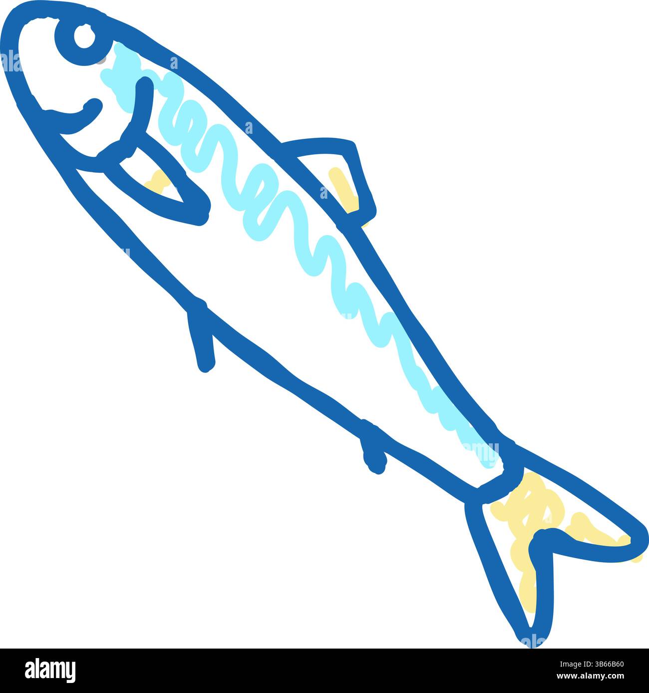 atlantic herring icon doodle illustration Stock Vector Image & Art - Alamy