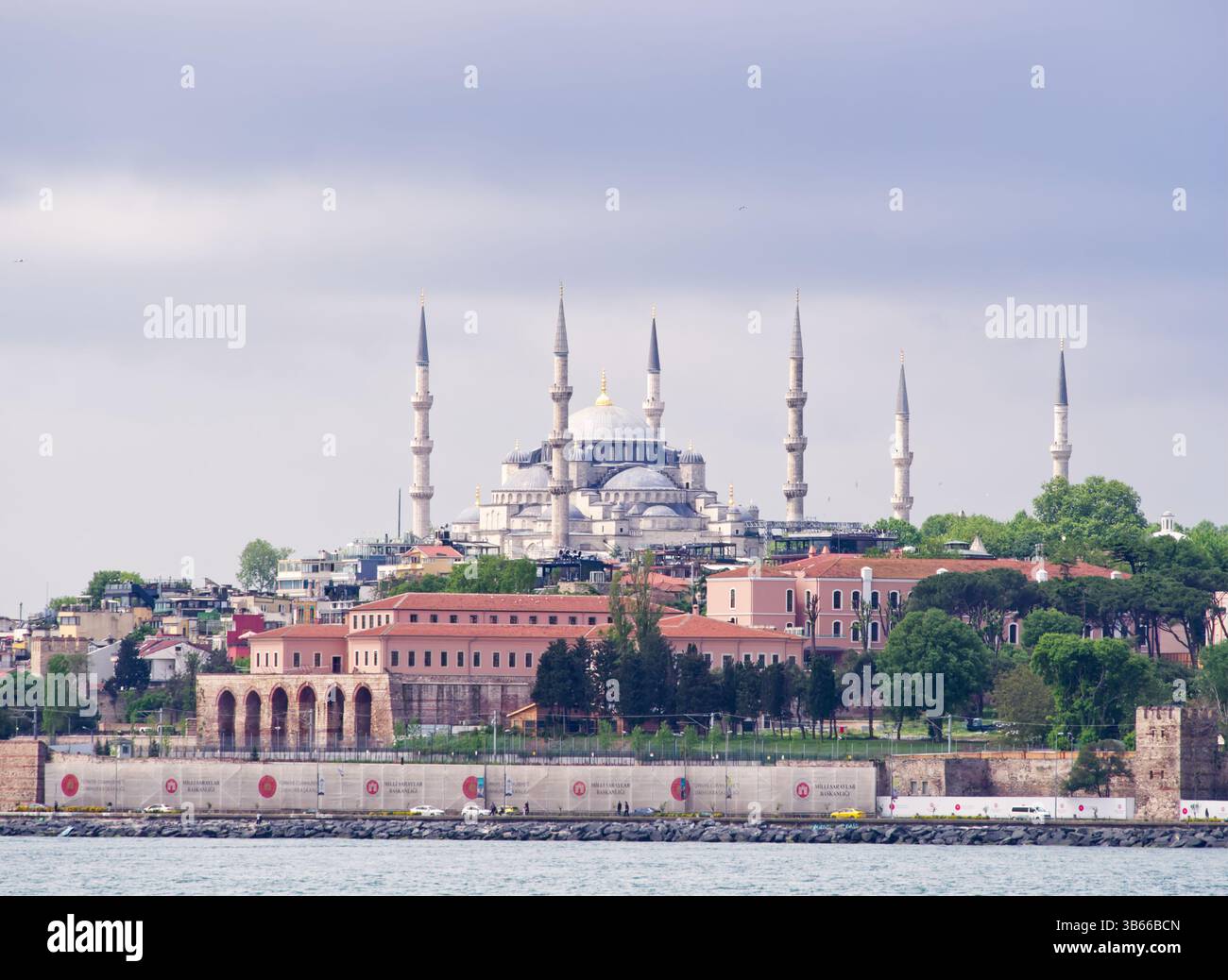 Istanbul, Turkey - May 3, 2024: Iconic Blue Mosque dominates Istanbul ...