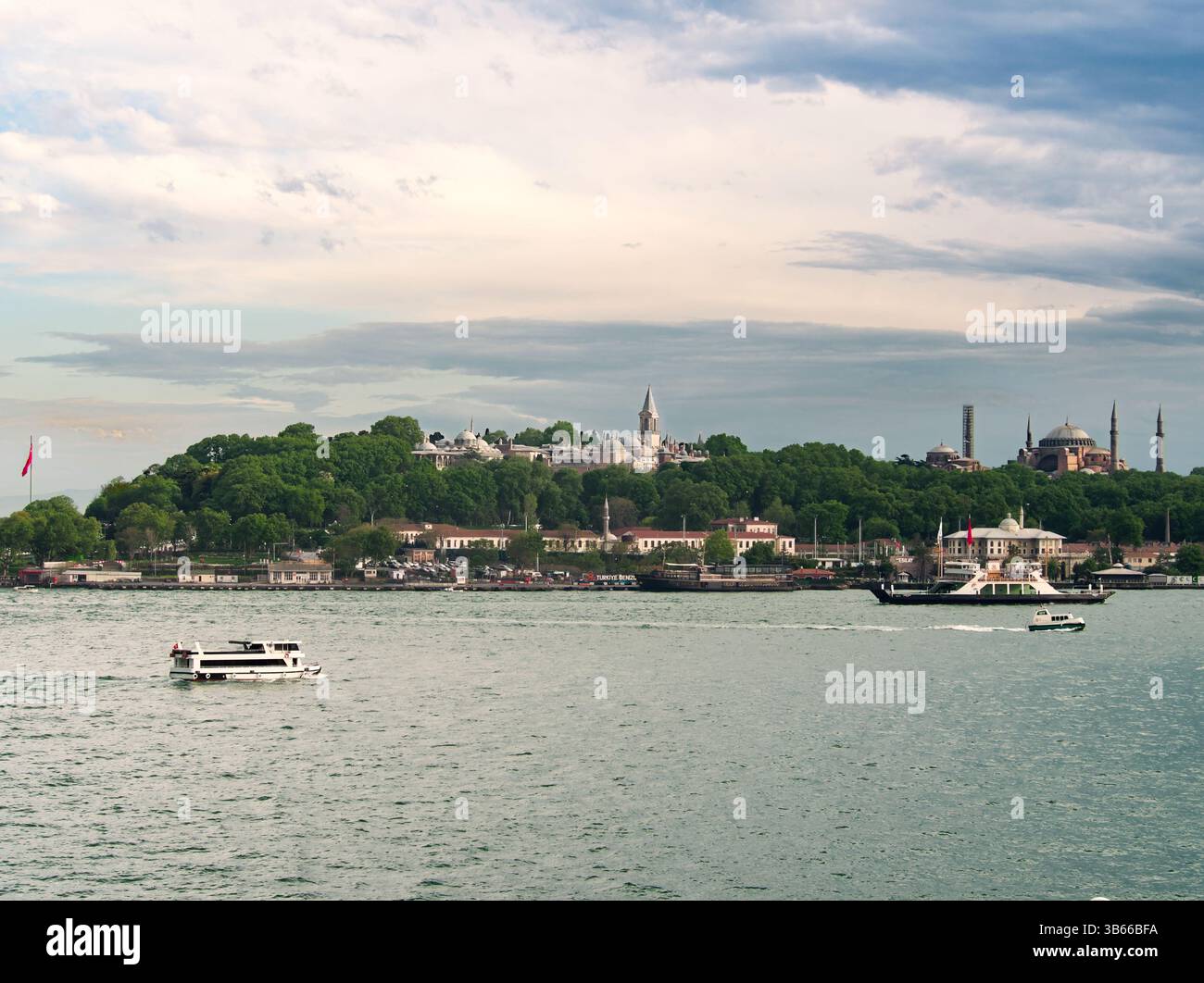 Istanbul, Turkey - May 3, 2024: View of Istanbul's historic peninsula ...