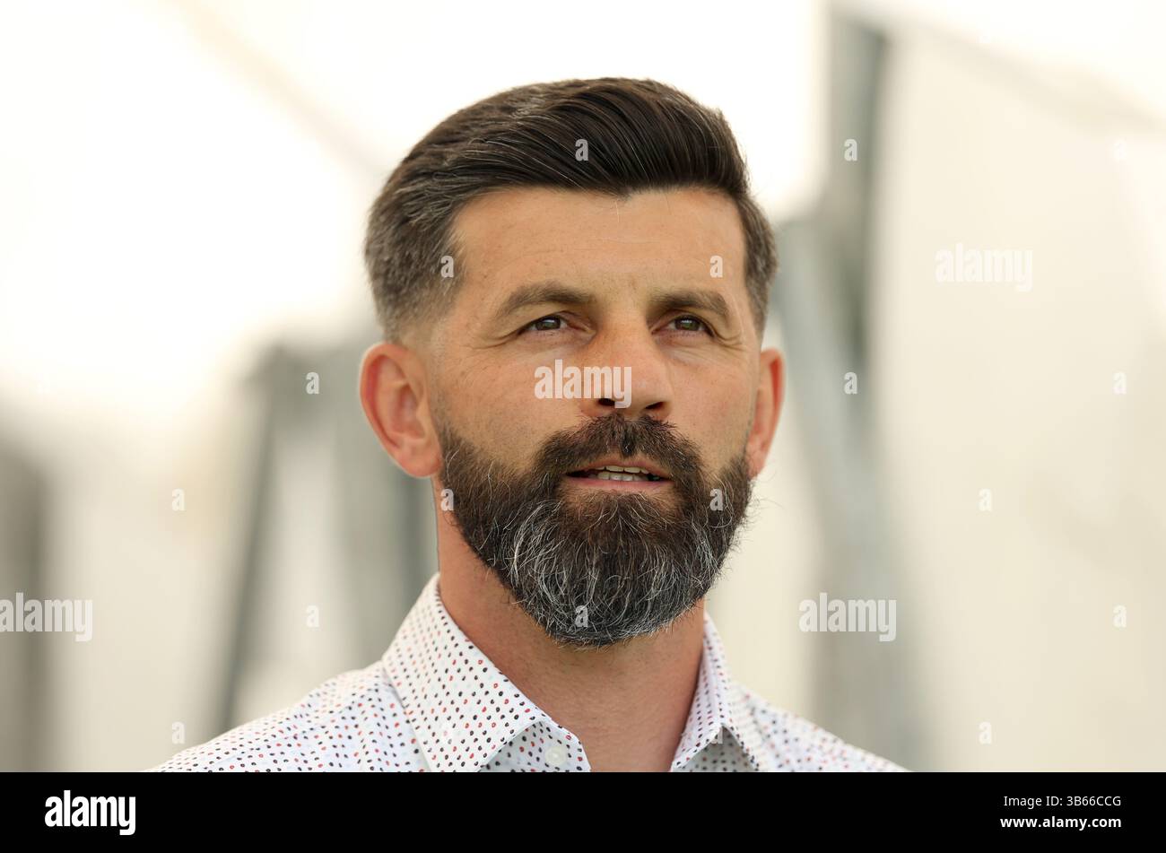 Plymouth Argyle manager Miron Muslic before the Bet Championship match ...
