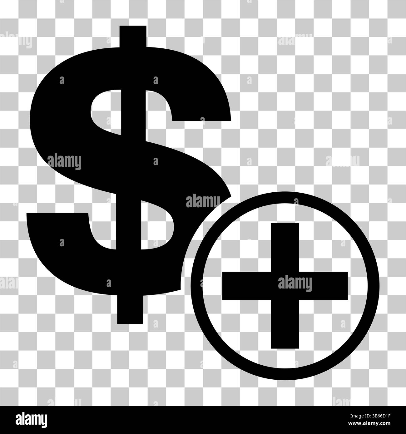 Dollar money symbol, business usa cash icon, save currency bank sign ...