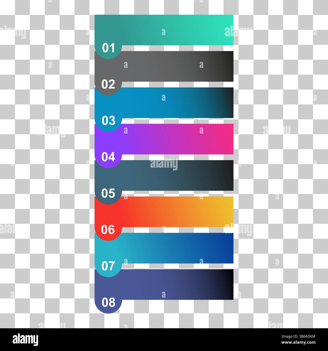 Eight step infographic vertical diagram, business information design ...