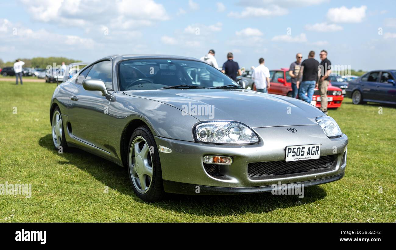 1997 Toyota Supra, on display at the Bicester Scramble held on the 27th ...