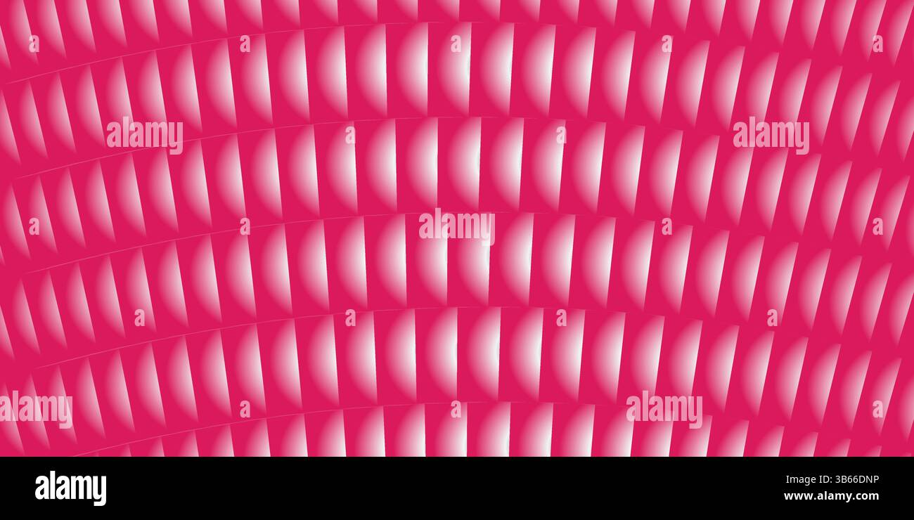 pink abstract wave pattern background with curved light reflections and ...