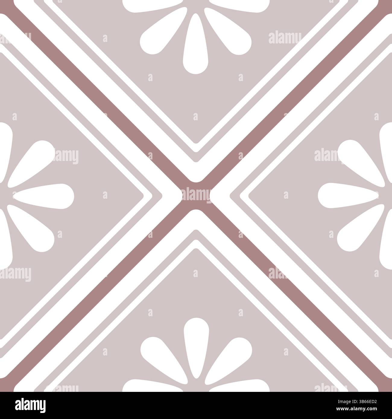 Decorative Mosaic Tile Pattern Vector Stock Vector Image & Art - Alamy