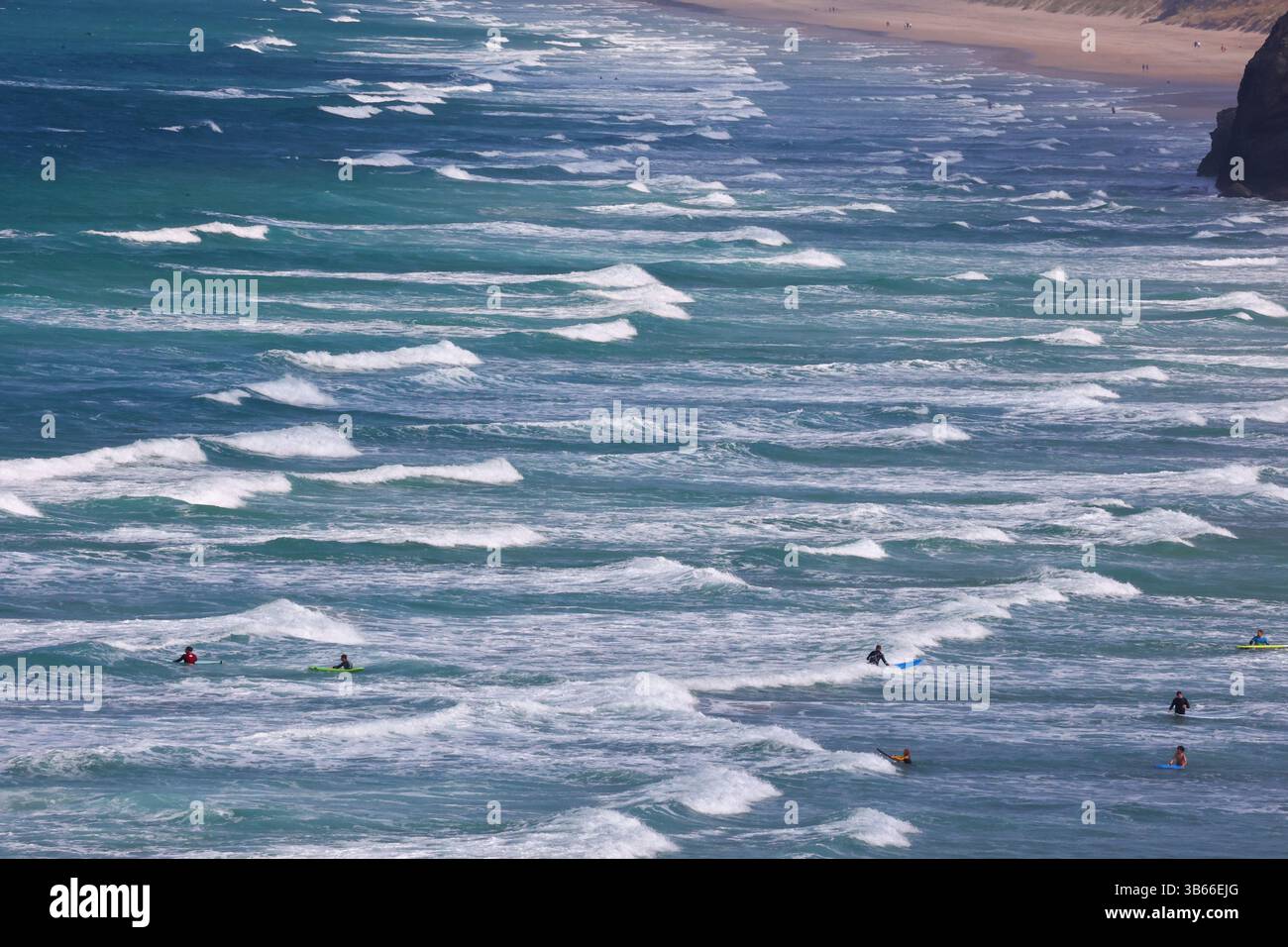 Perranporth, Cornwall, UK. 3rd May, 2025. UK Weather: Sunny at ...