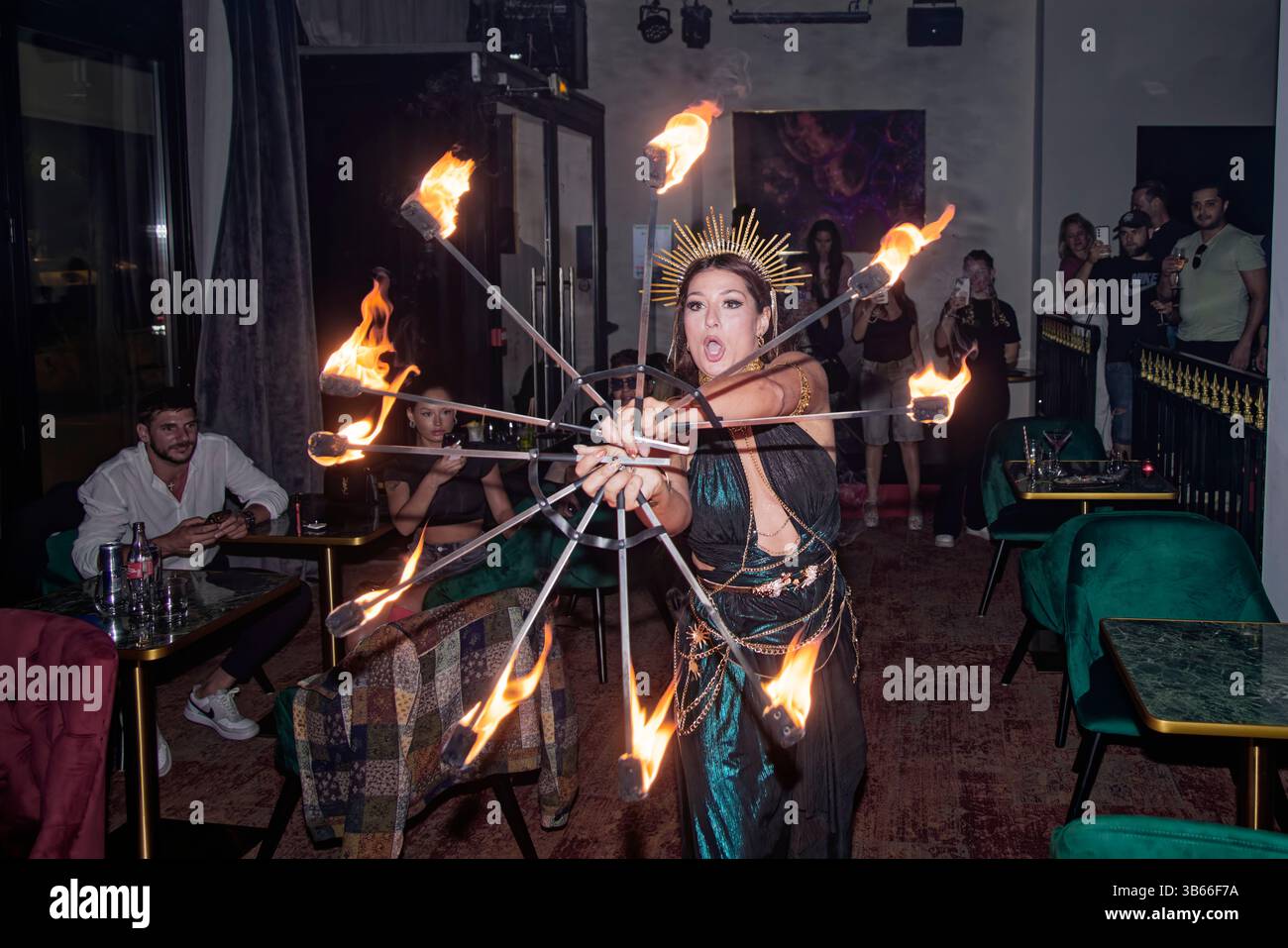 Paris, France. 3rd May, 2025. Lea Joseph dances during the ...