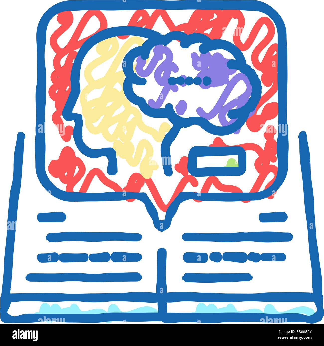 intellectual history icon doodle illustration Stock Vector Image & Art ...