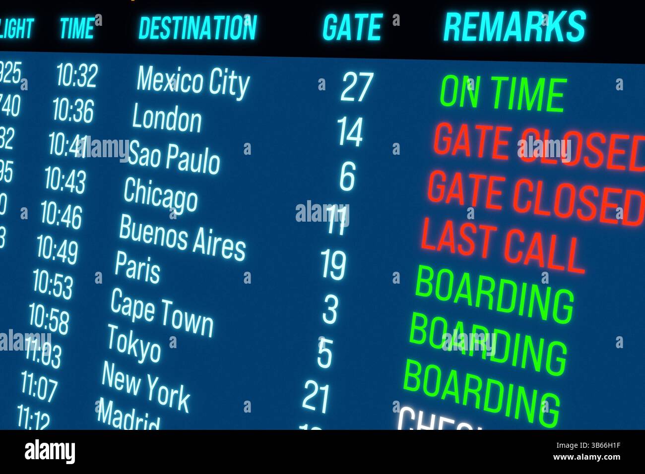 Arrival and departure board, airport, travel. Arrival and departure ...