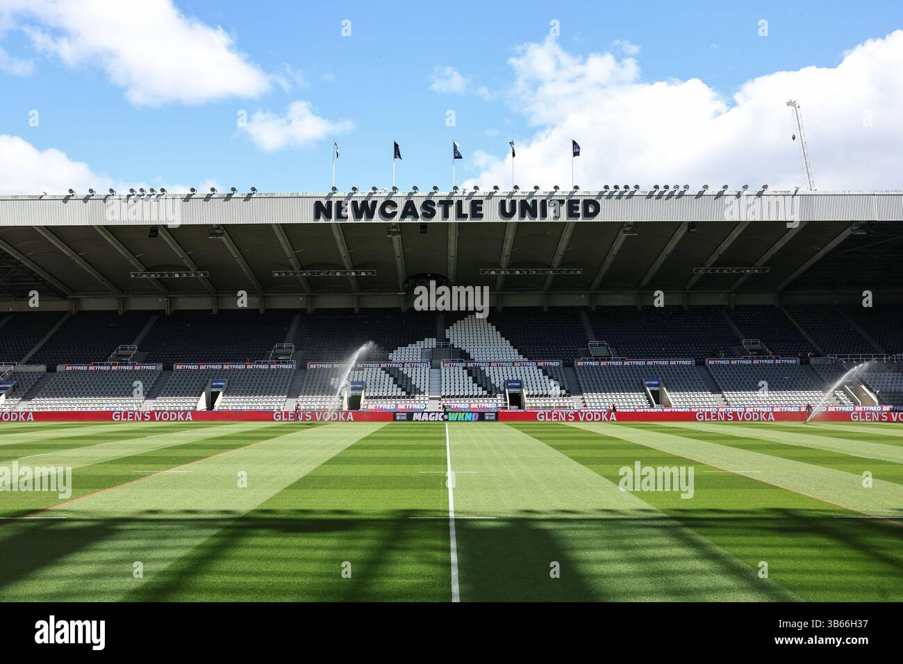 A general view of St James’ Park during the Betfred Magic Weekend 2025 ...