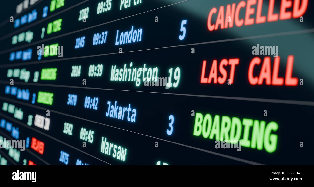Boarding sign, arrival and departure board. Boarding sign, arrival and ...