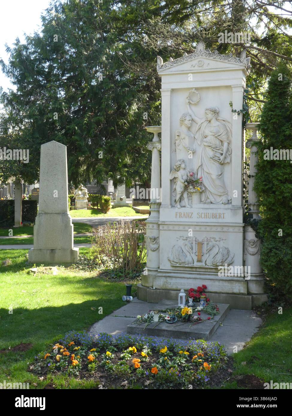 Grab von Franz Schubert Österreichischer Komponist, verstorben 1828 *** Grave of Franz Schubert ...