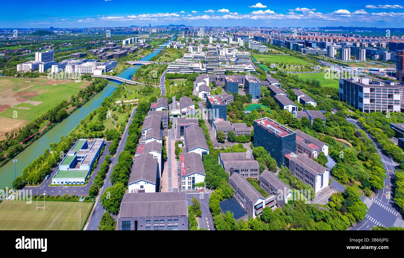 Hangzhou china view campus hi-res stock photography and images - Alamy