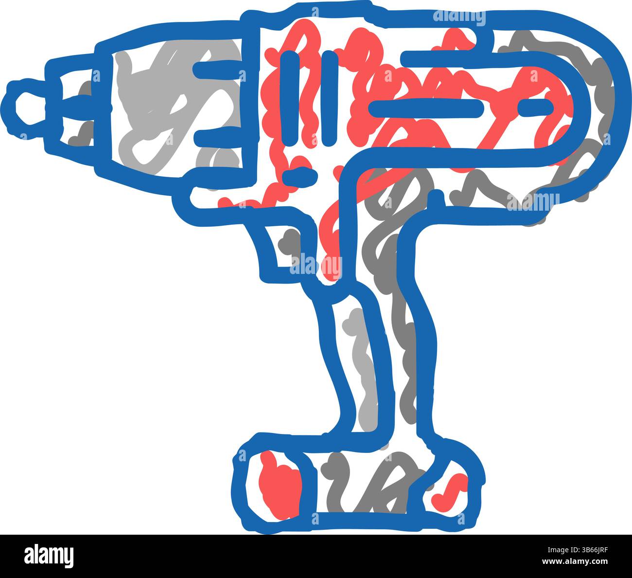 impact wrench tool icon doodle illustration Stock Vector Image & Art ...