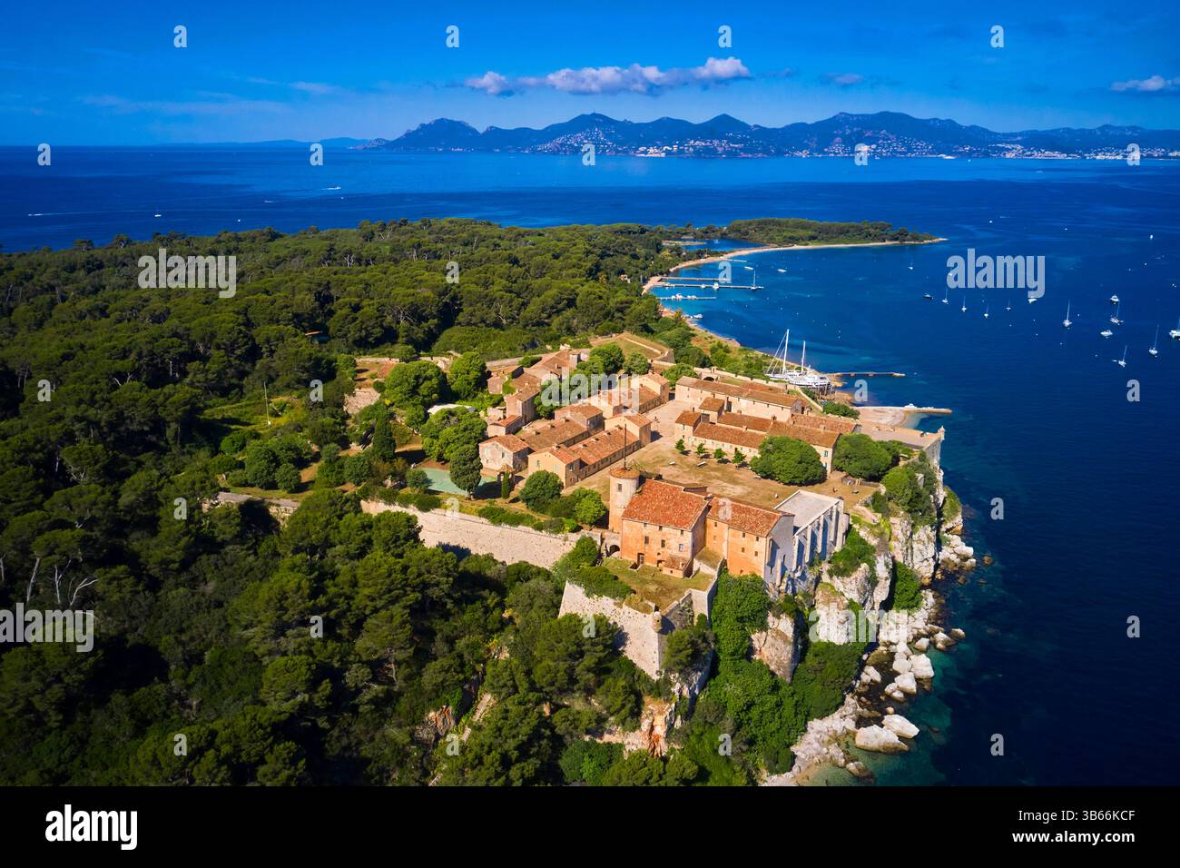 France, Alpes-Maritimes, Cannes, Lérins Islands, Sainte-Marguerite ...