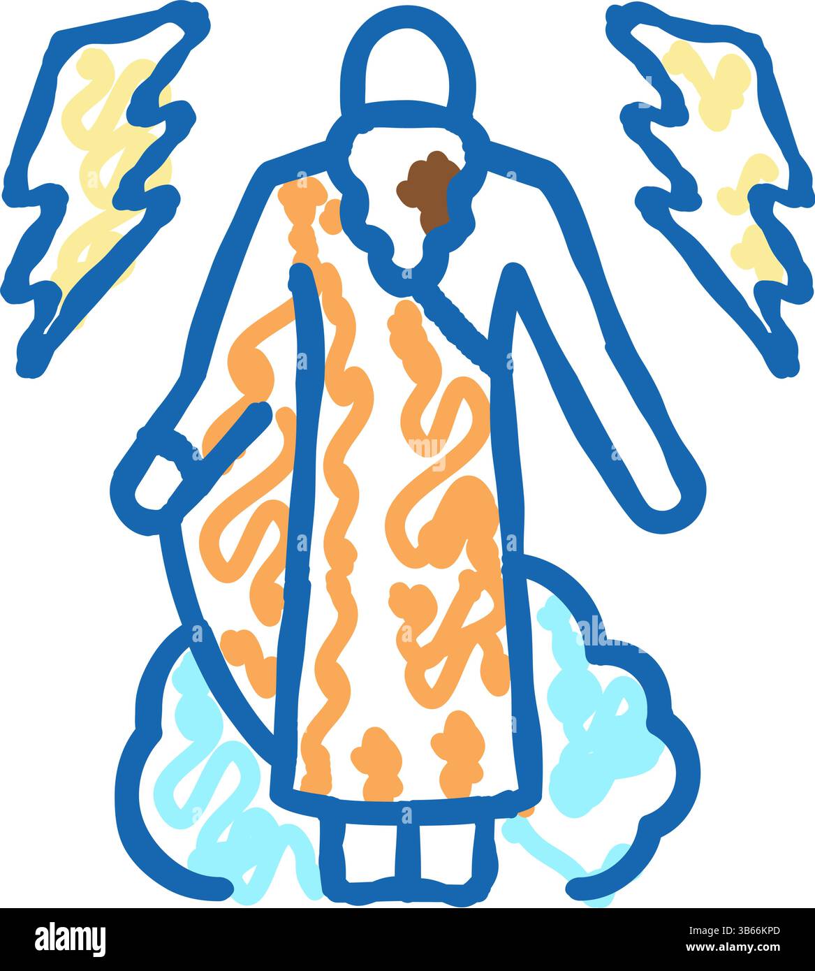 gods ancient greece icon doodle illustration Stock Vector Image & Art ...
