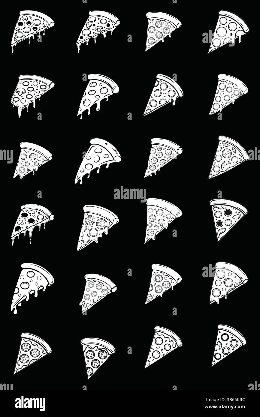Pizza toppings kitchen Black and White Stock Photos & Images - Alamy
