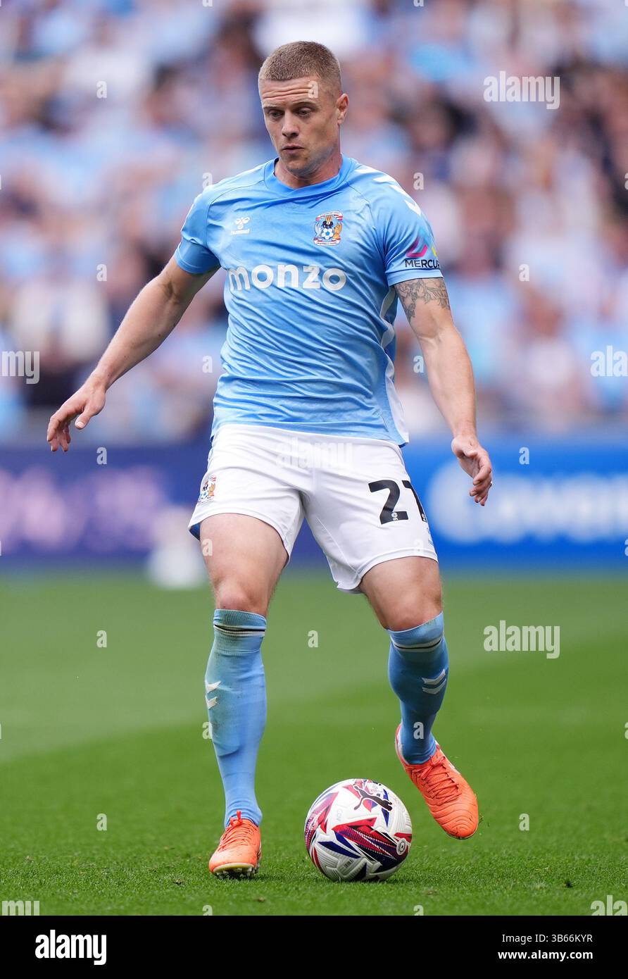 Coventry City's Jake Bidwell during the Sky Bet Championship match at ...