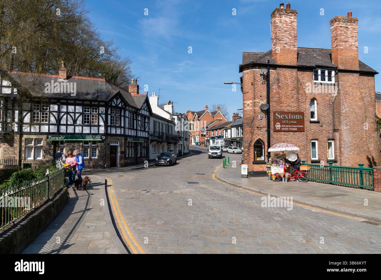 The village of Lymm near Warrington, Cheshire, England Stock Photo - Alamy