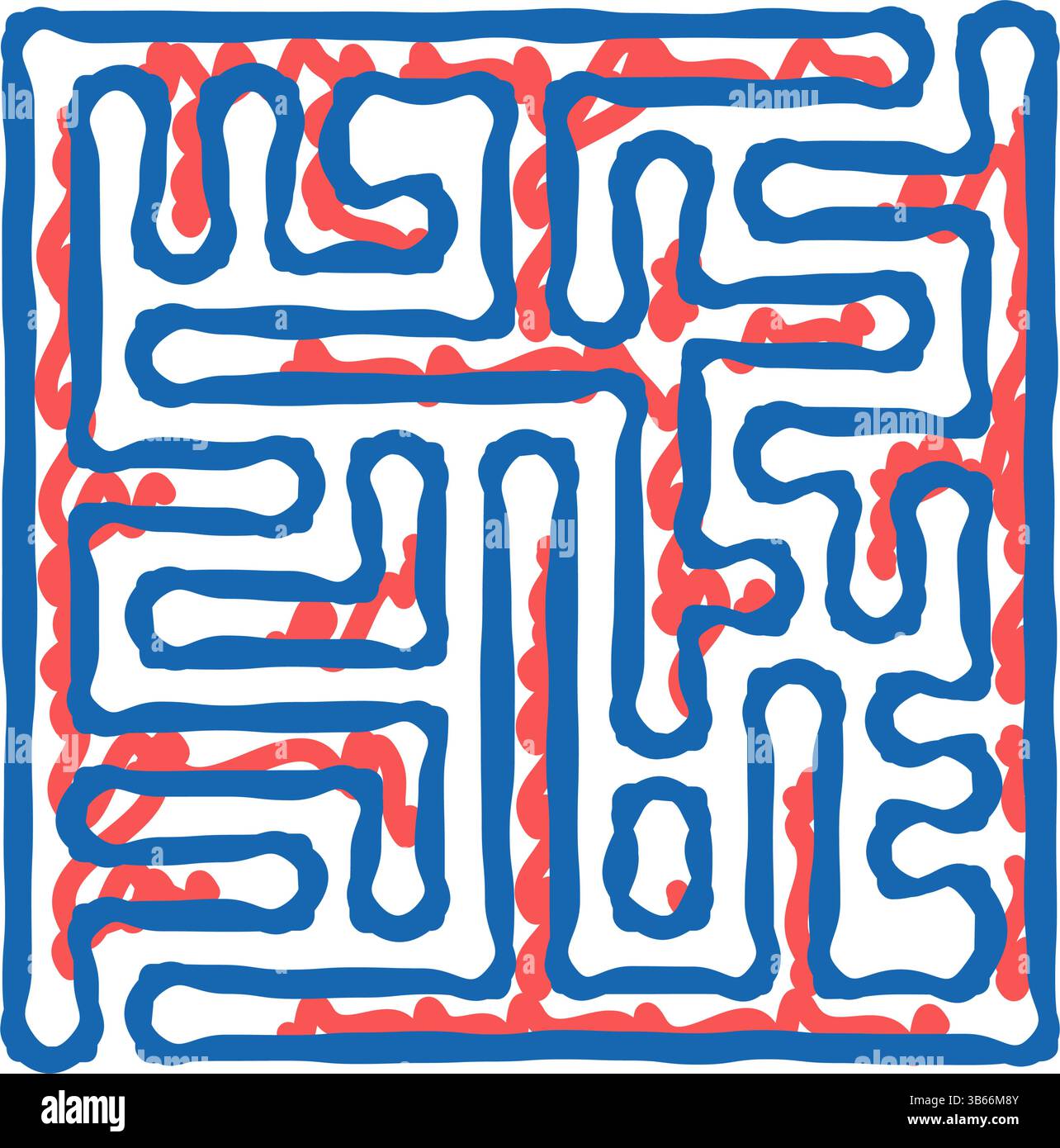 maze labyrinth ancient greece icon doodle illustration Stock Vector ...