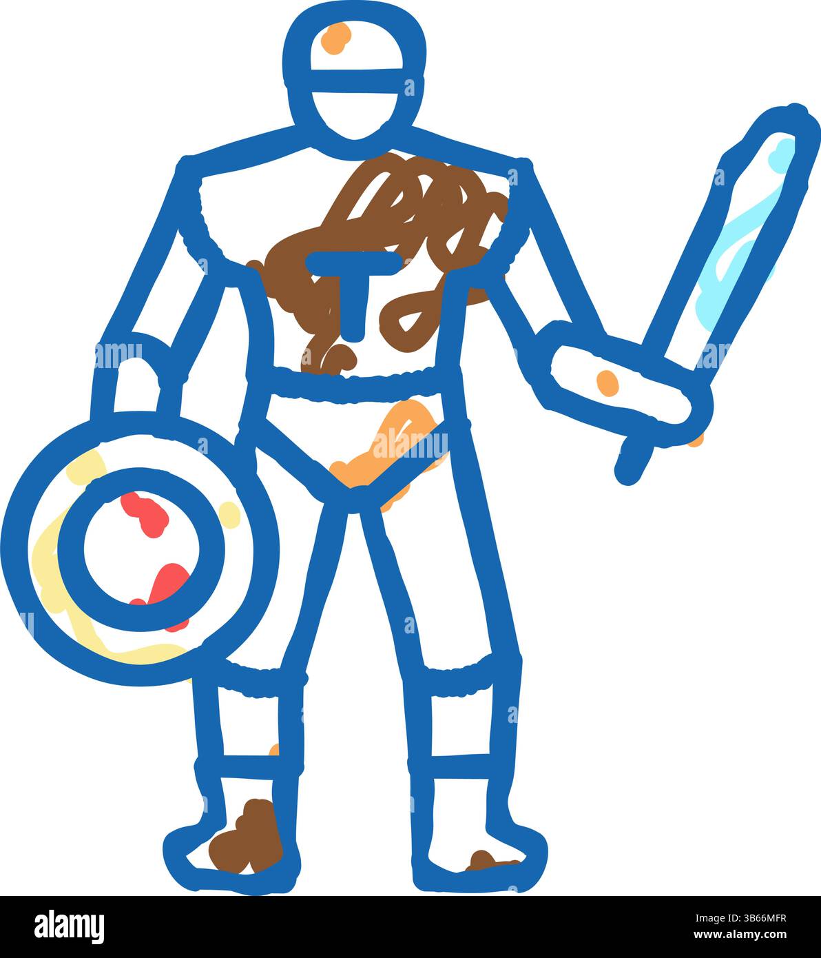 Greek warrior pottery Cut Out Stock Images & Pictures - Alamy