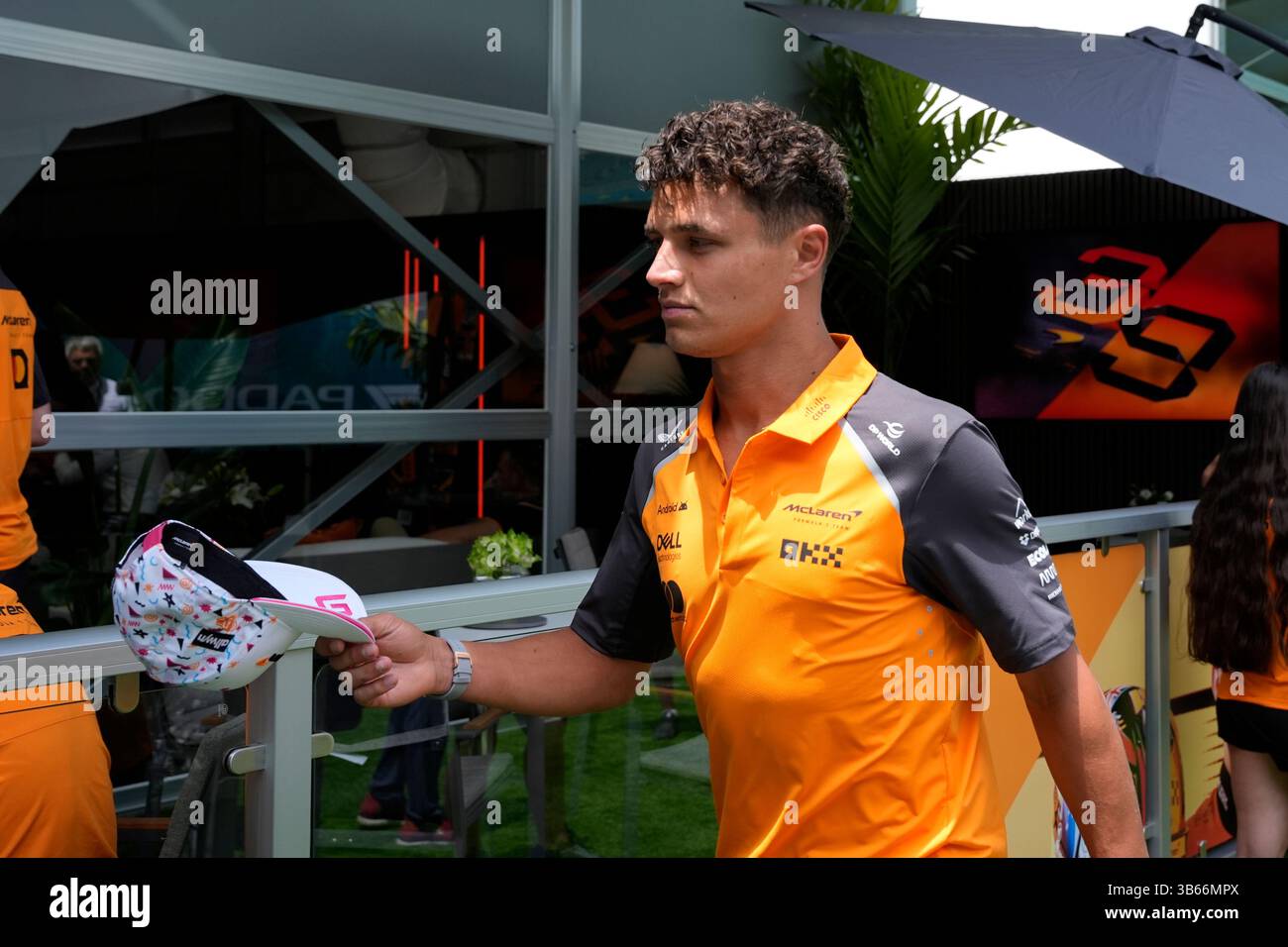 Miami, Florida, USA. 1st May, 2025. May 1, 2025: Lando Norris #4 during ...