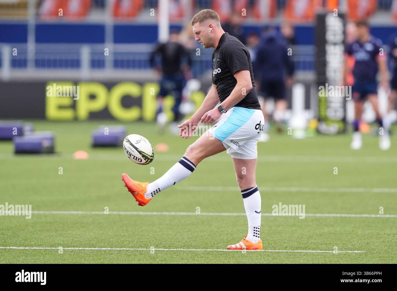 Bath Rugby’s Finn Russell (right) before the EPCR Challenge Cup semi ...