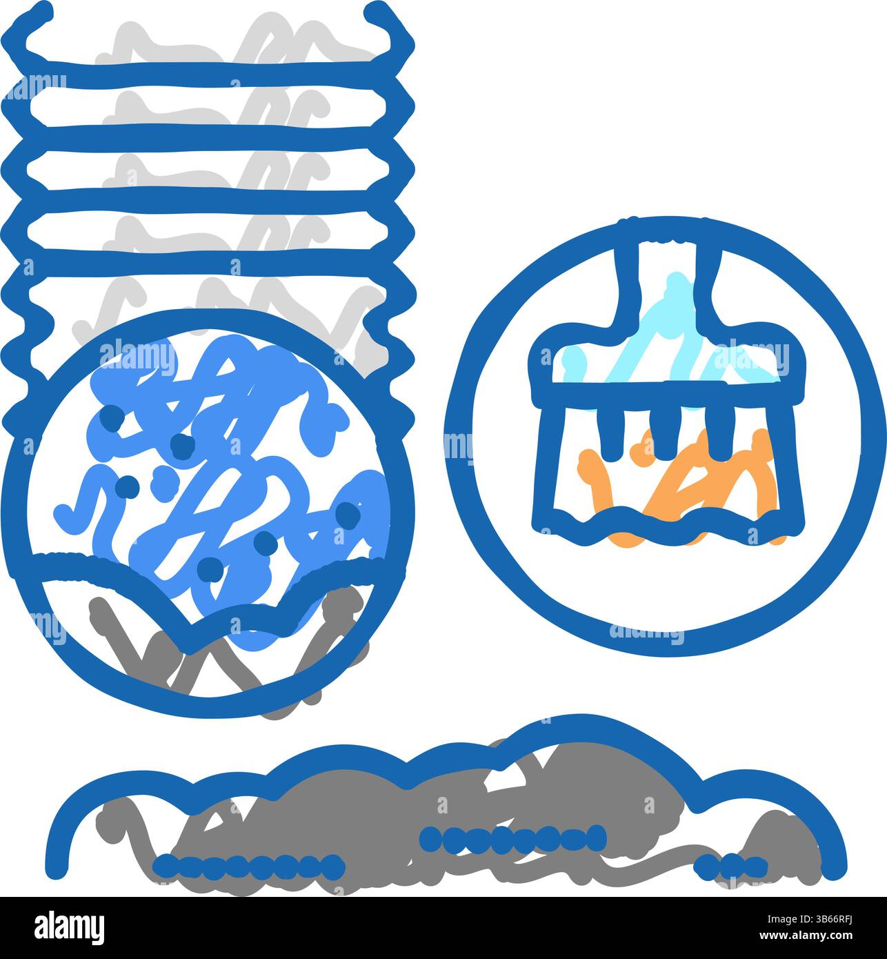 dryer vent cleaning icon doodle illustration Stock Vector Image & Art ...