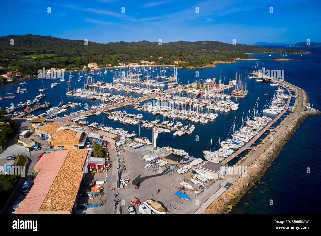 France, Var, Hyères, Hyères Islands, Port Cros National Park ...