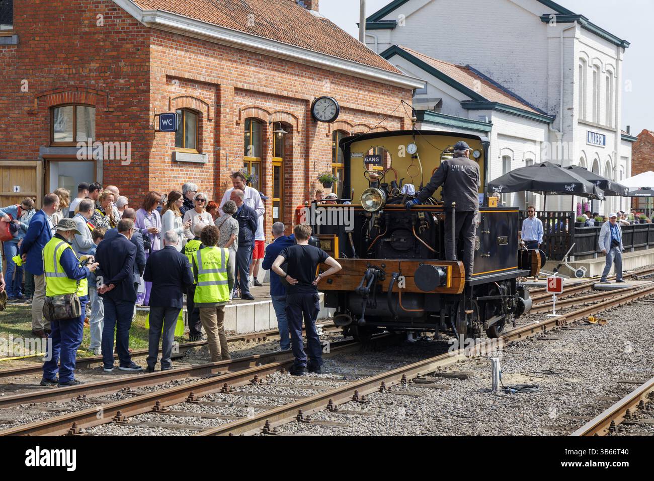 Maldegem, Belgium. 03rd May, 2025. The steam train festival ...