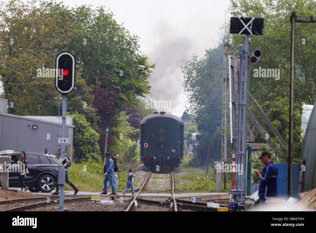 Maldegem, Belgium. 03rd May, 2025. The steam train festival ...