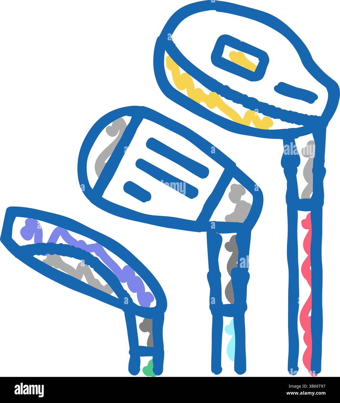 Clubs golf course Stock Vector Images - Alamy