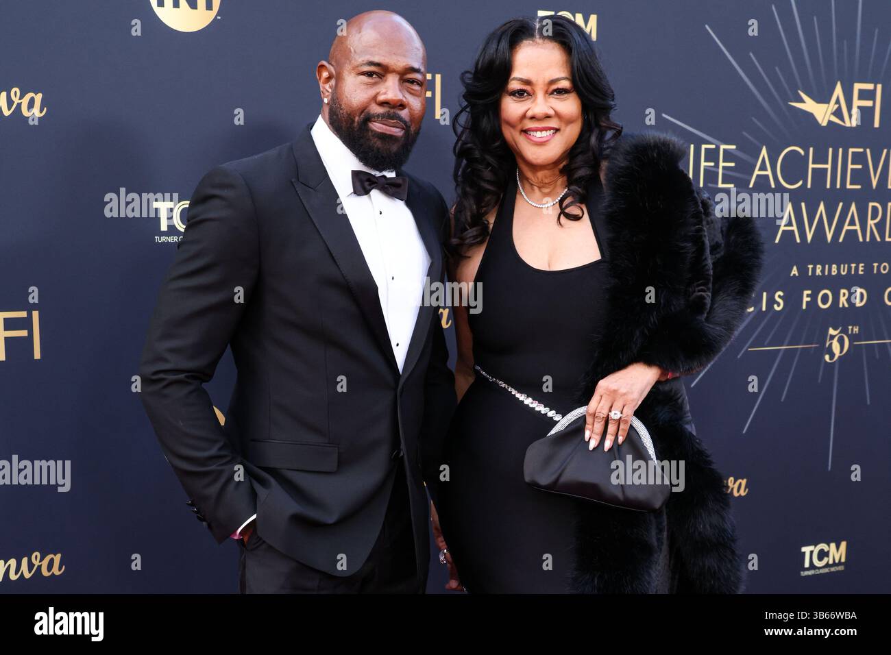 HOLLYWOOD, LOS ANGELES, CALIFORNIA, USA - APRIL 26: Antoine Fuqua and wife Lela Rochon arrive at ...