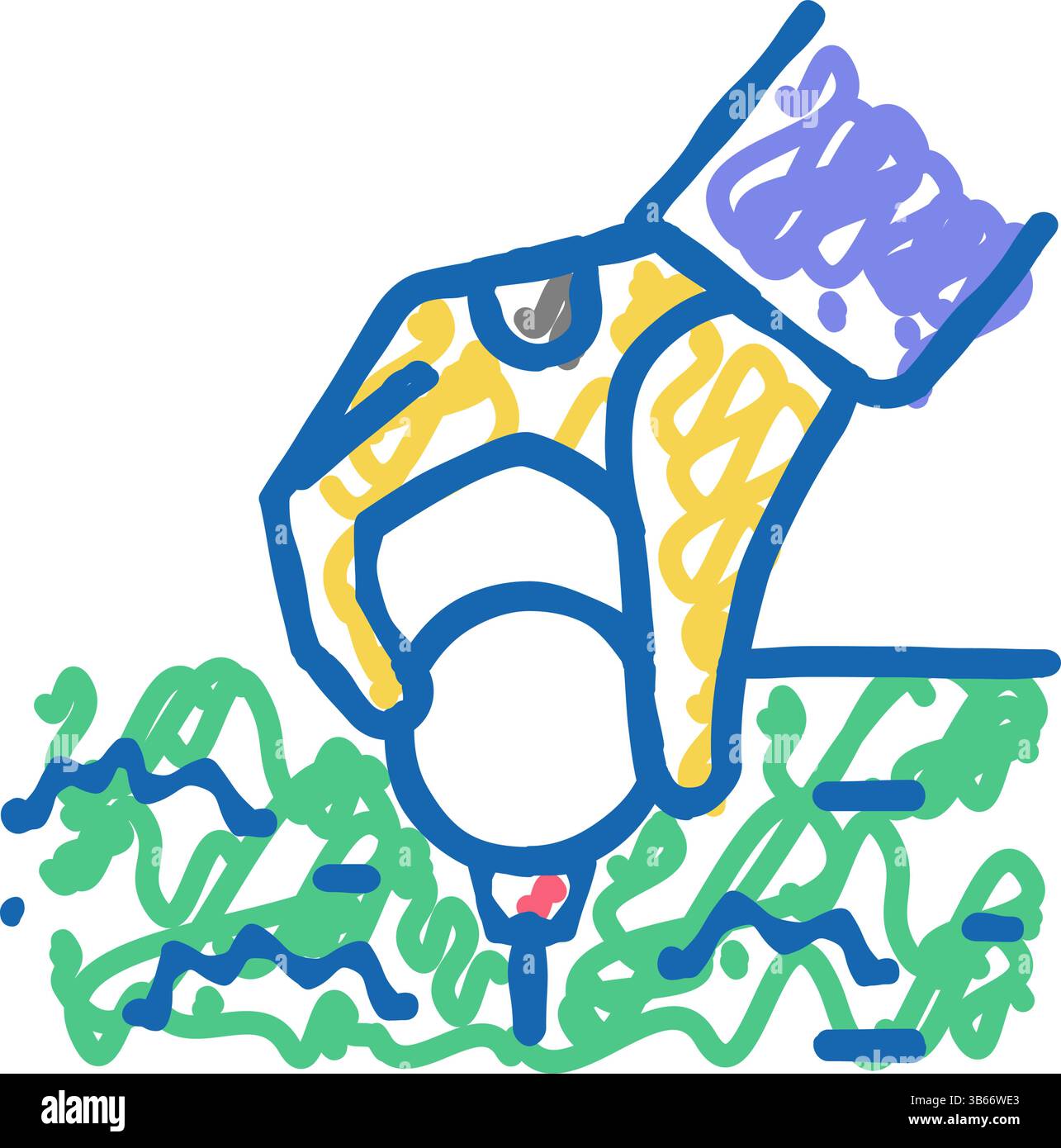 Putting hand bag Cut Out Stock Images & Pictures - Alamy