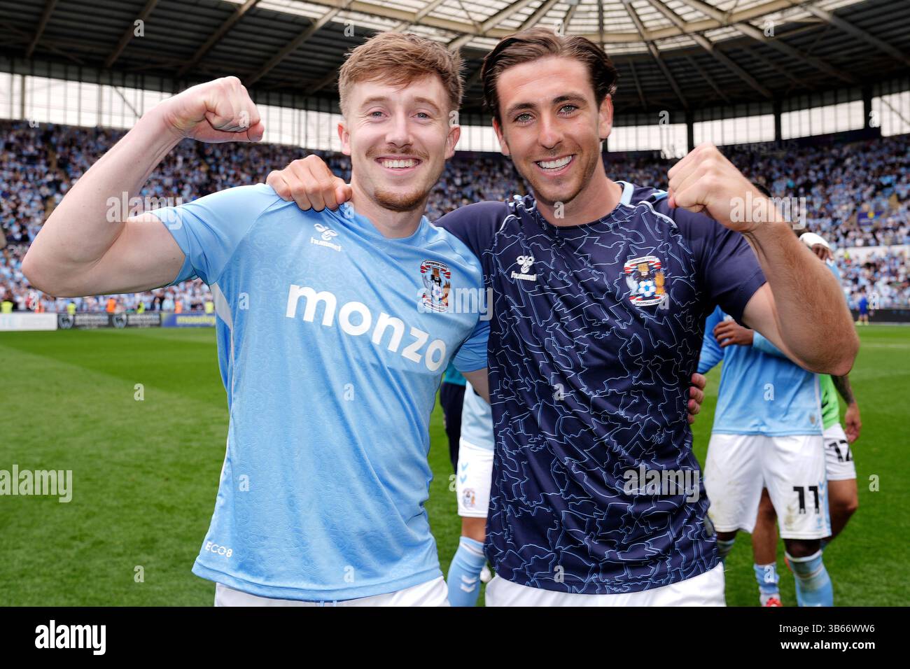 Coventry City's Josh Eccles and Luis Binks after the Sky Bet ...