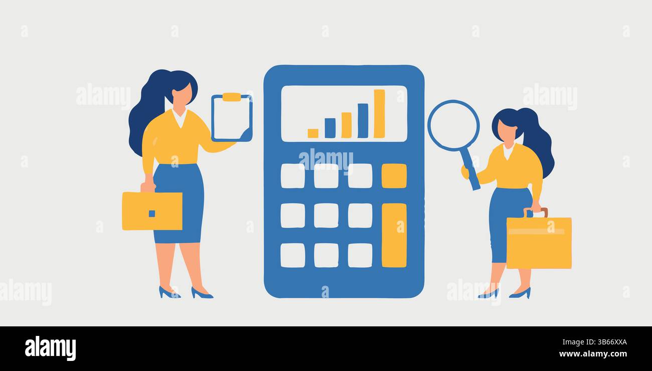 Calculator charts Stock Vector Images - Alamy