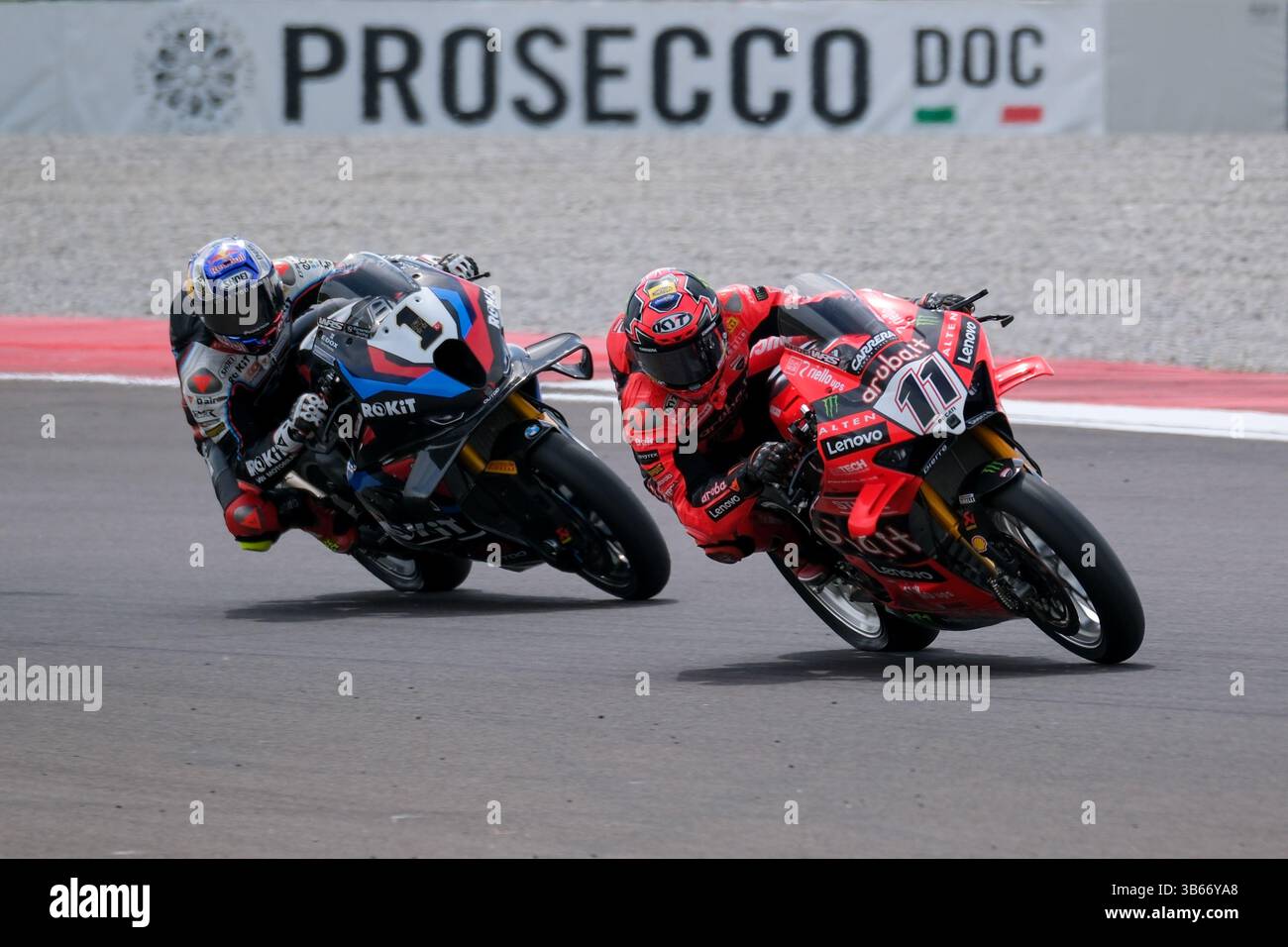 Nicolo Bulega from Italy, rides Ducati Panigale V4R of Aruba.it Racing ...