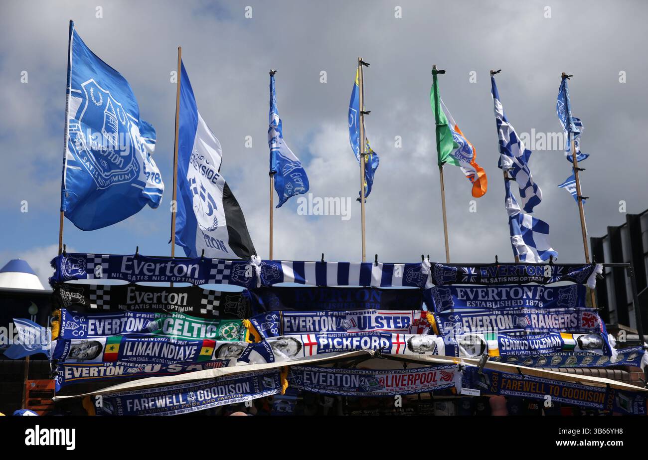 Goodison Park, Liverpool, UK. 3rd May, 2025. Premier League Football ...