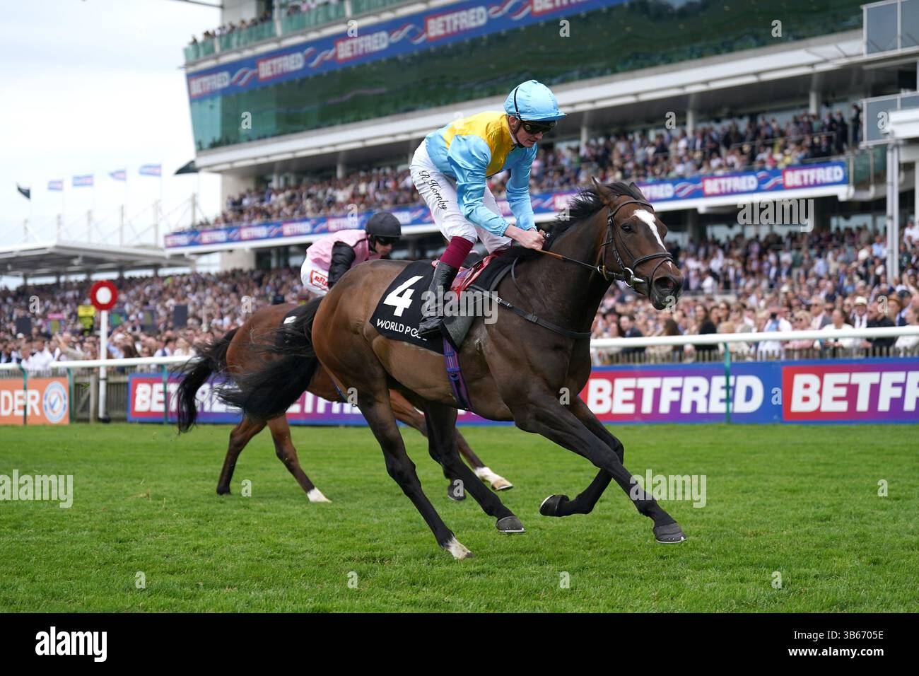 Rumstar ridden by Rob Hornby on their way to winning the Hong Kong ...