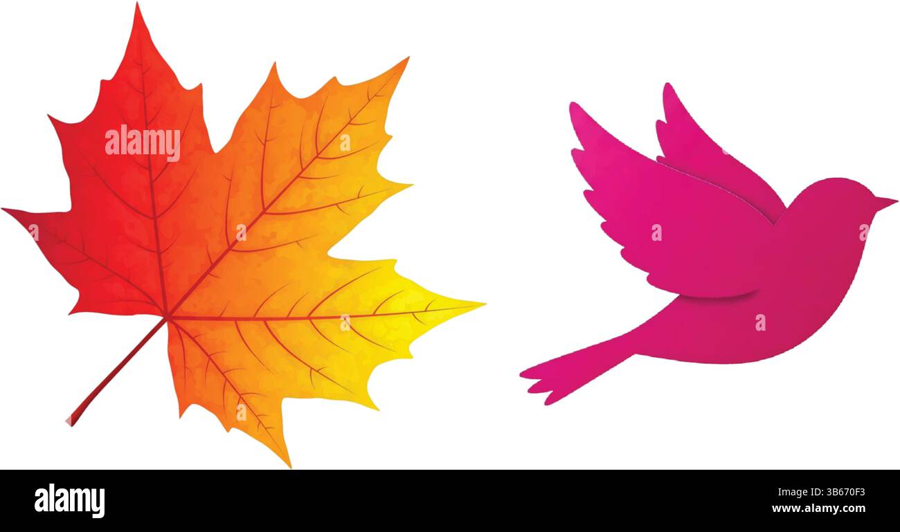 Leaf transitions Stock Vector Images - Alamy