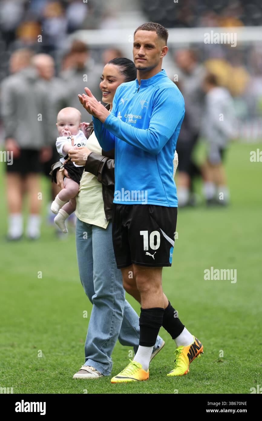 Derby County's Jerry Yates after the Sky Bet Championship match at ...