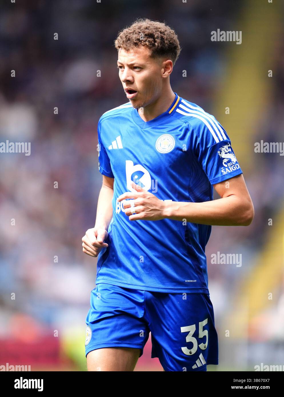 Leicester City's Kasey McAteer during the Premier League match at the ...