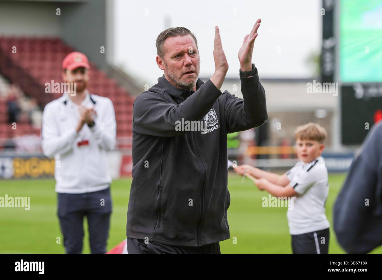 Northampton Town's manager Kevin Nolan before the Sky Bet League 1 ...