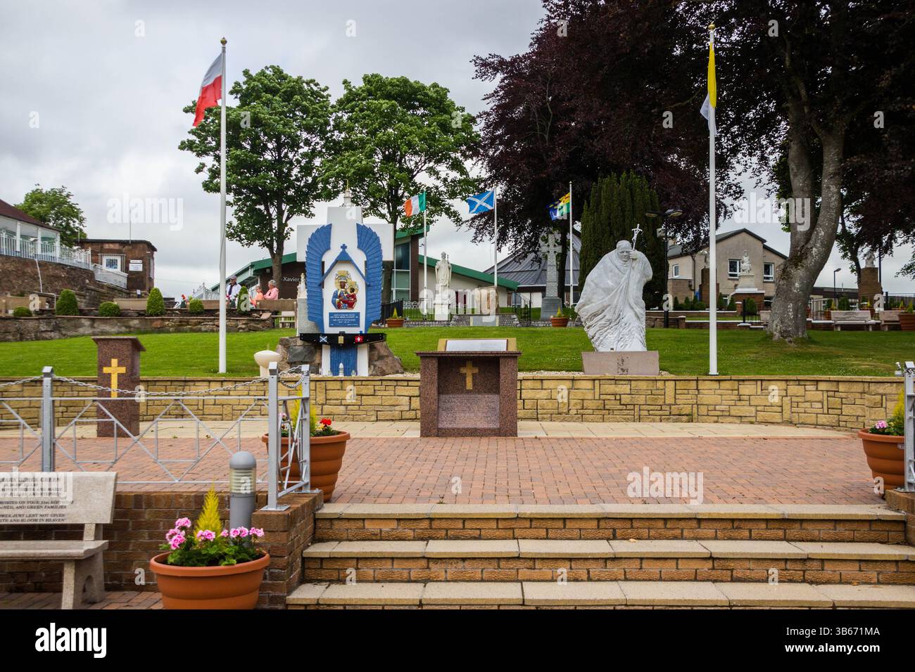 Carfin Pilgrimage Centre, in Carfin Grotto, Motherwell, Scotland ...