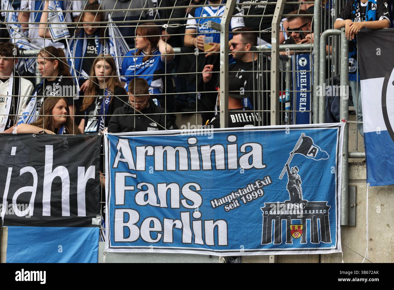 Bielefeld, Germany. 03rd May, 2025. Soccer: 3rd division, Arminia Bielefeld - Dynamo Dresden ...