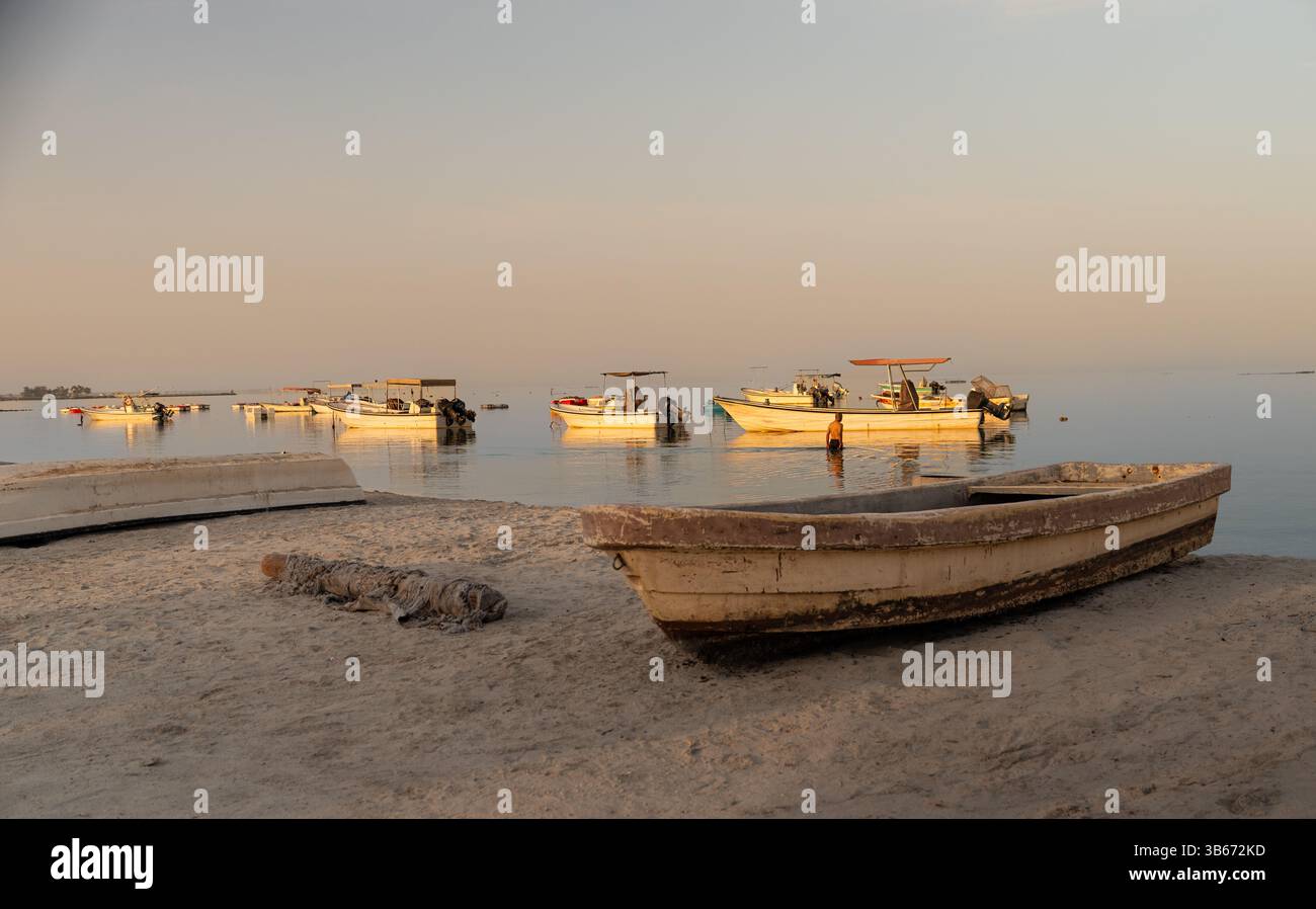 The boats of Malkiya, Hamad Town, Northern Governorate, Kingdom of ...