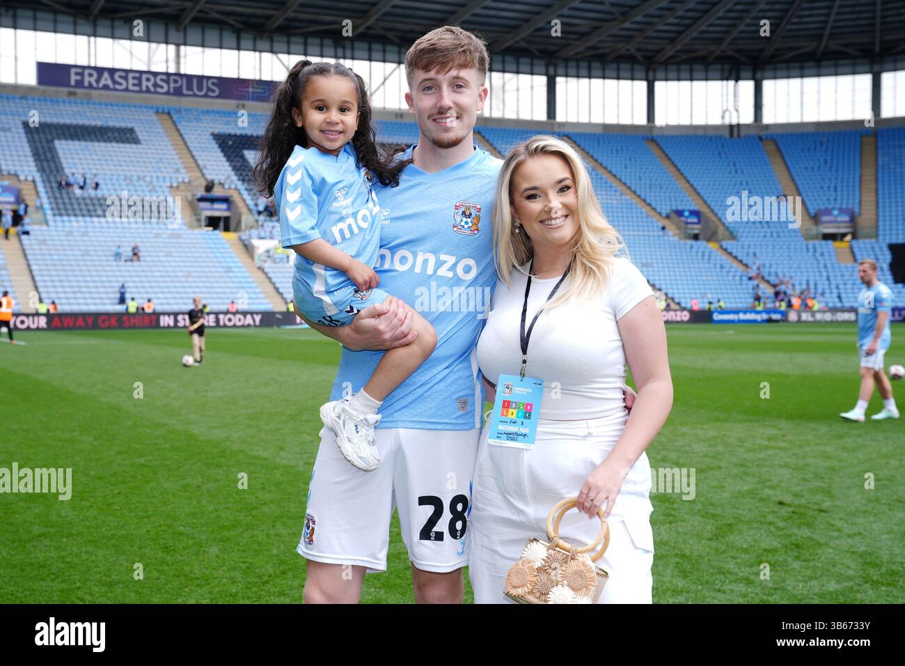 Coventry City's Josh Eccles (centre) after the Sky Bet Championship ...