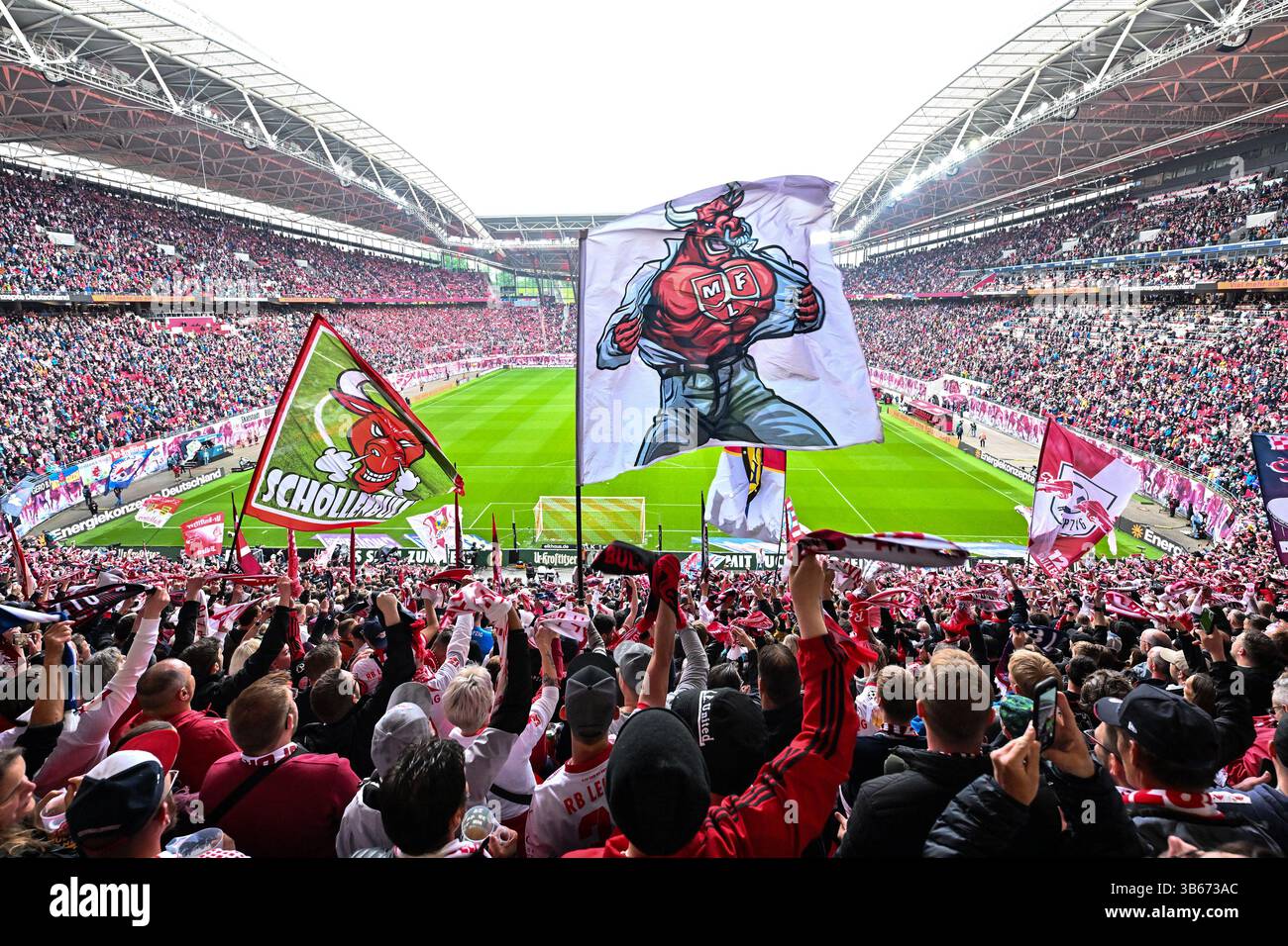 dpatop - 03 May 2025, Saxony, Leipzig: Soccer: Bundesliga, RB Leipzig ...