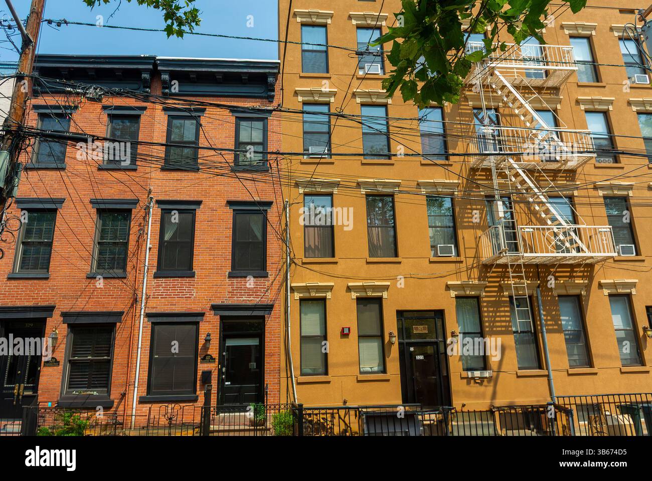 Hoboken, New Jersey, USA, Suburban Street Scenes, Main Street ...