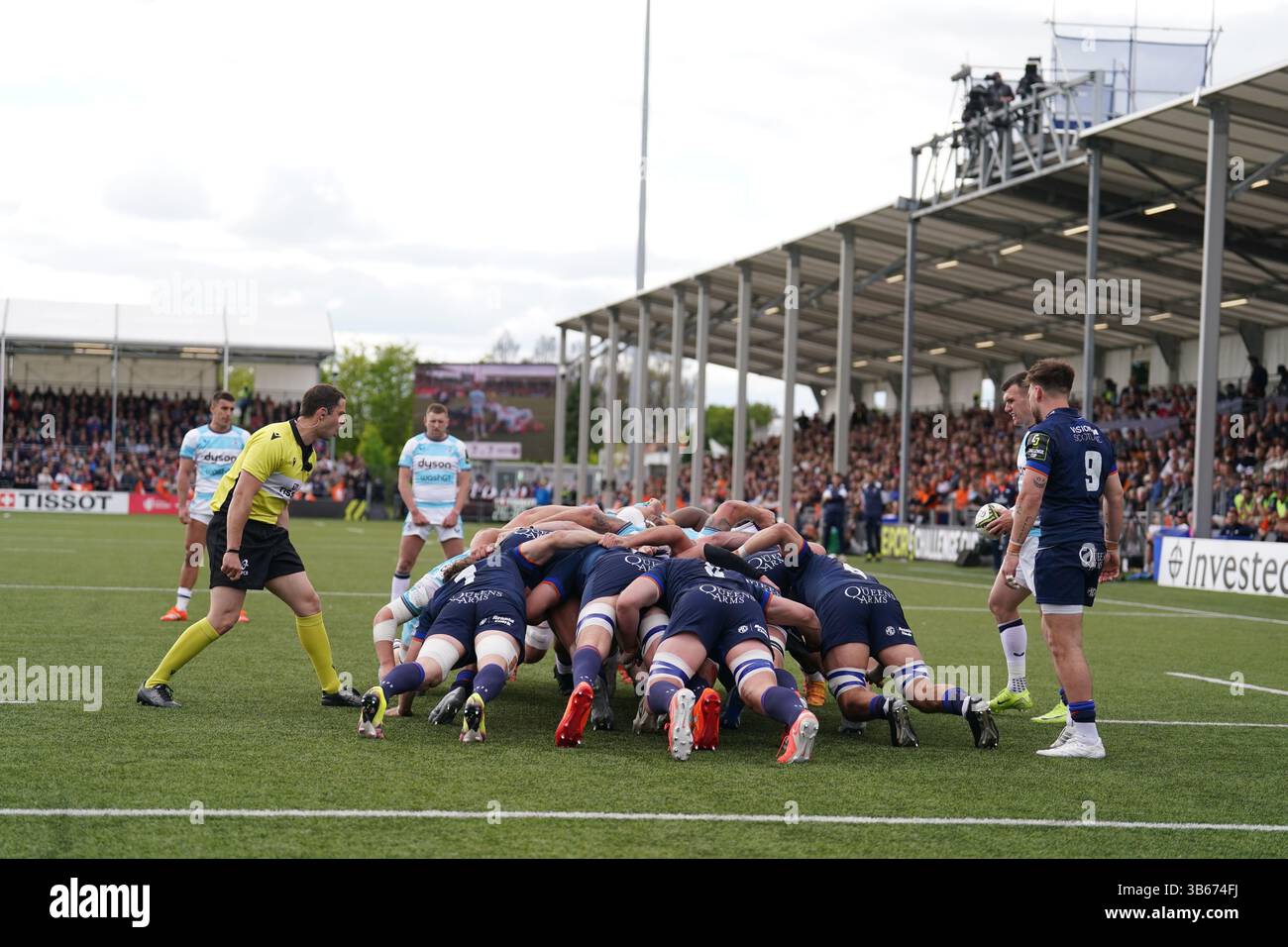 A general view during the EPCR Challenge Cup semi final match at the ...